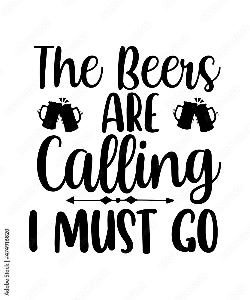 Image vectorielle Stock Beer SVG Bundle, beer drinking svg pack cut ...