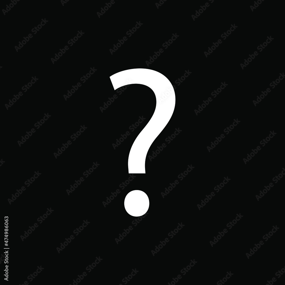 Question Mark Icon - Vector, Sign and symbol for web site design, logo ...