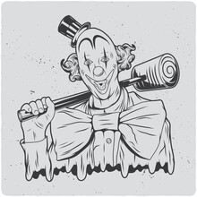 Halloween Grunge Clown Free Stock Photo - Public Domain Pictures
