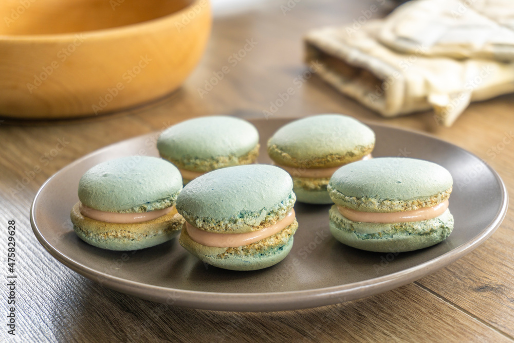 Best French Macarons Recipe. Recipe ideas Stock Photo | Adobe Stock