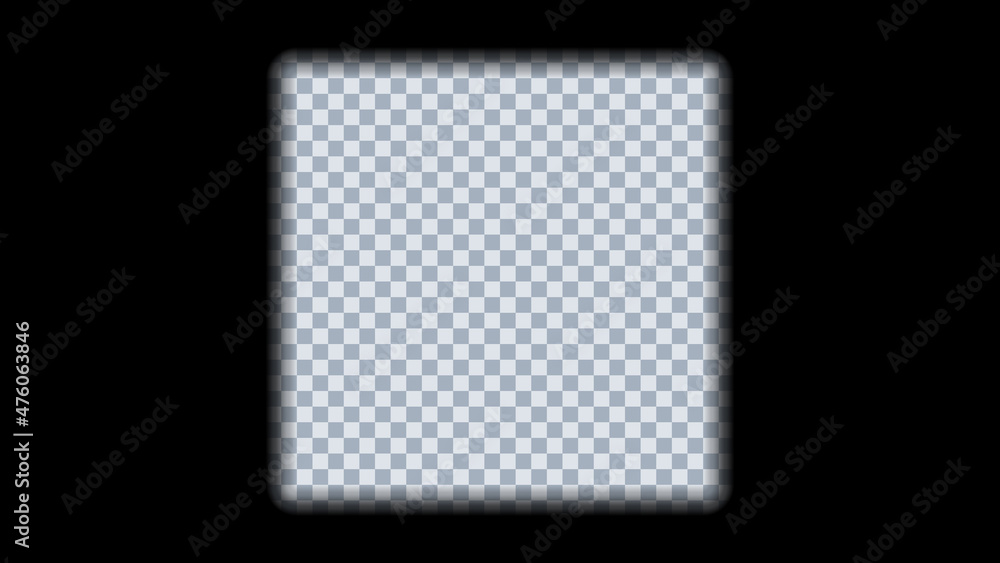 Old frame cinematic on a transparent background. Vintage video effect ...
