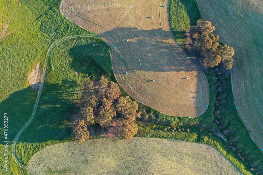 Making and growing hay and silage in Australia. with tractors and ...