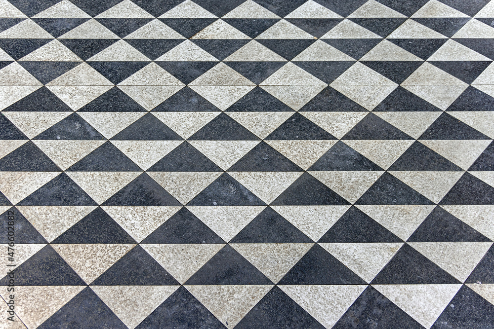 Triangular Floor Tiles Stock Photo | Adobe Stock