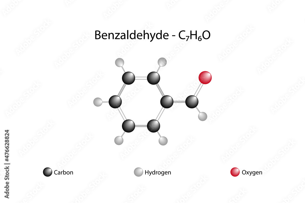 Molecular formula of benzaldehyde. Benzaldehyde is the simplest member ...