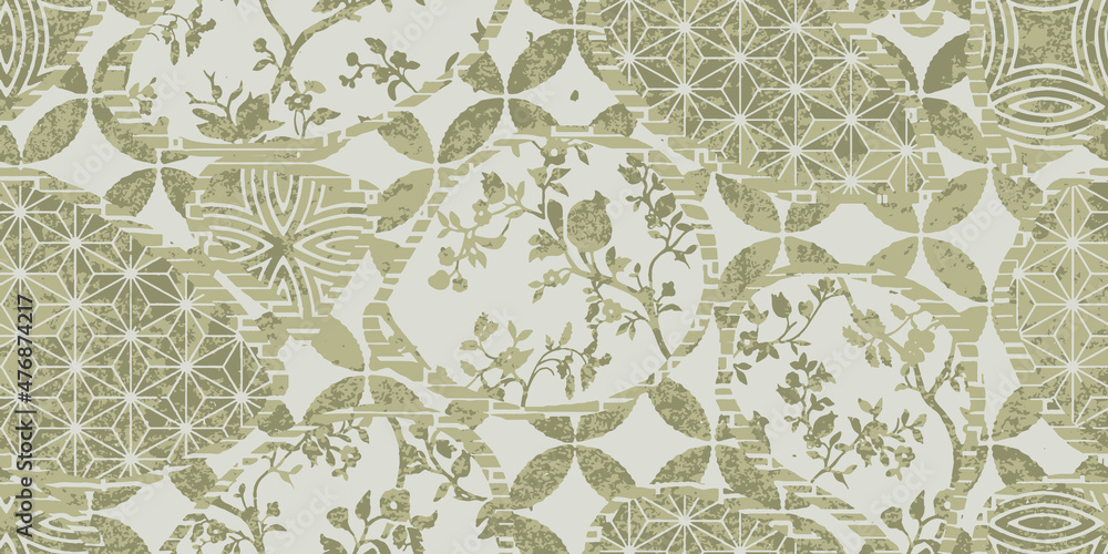 Seamless kilim geo tribal rug design. Chic contemporary graphic motif ...