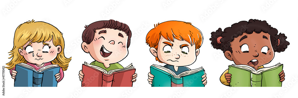 Smiley Face Reading Clipart For Preschoolers