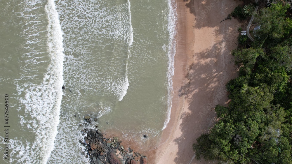 The Telok Teluk Melano Coastline and Serabang Beach at the most ...