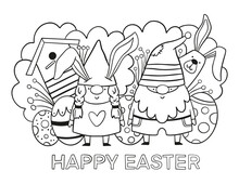 Easter Gnomes Poster Art Free Stock Photo - Public Domain Pictures