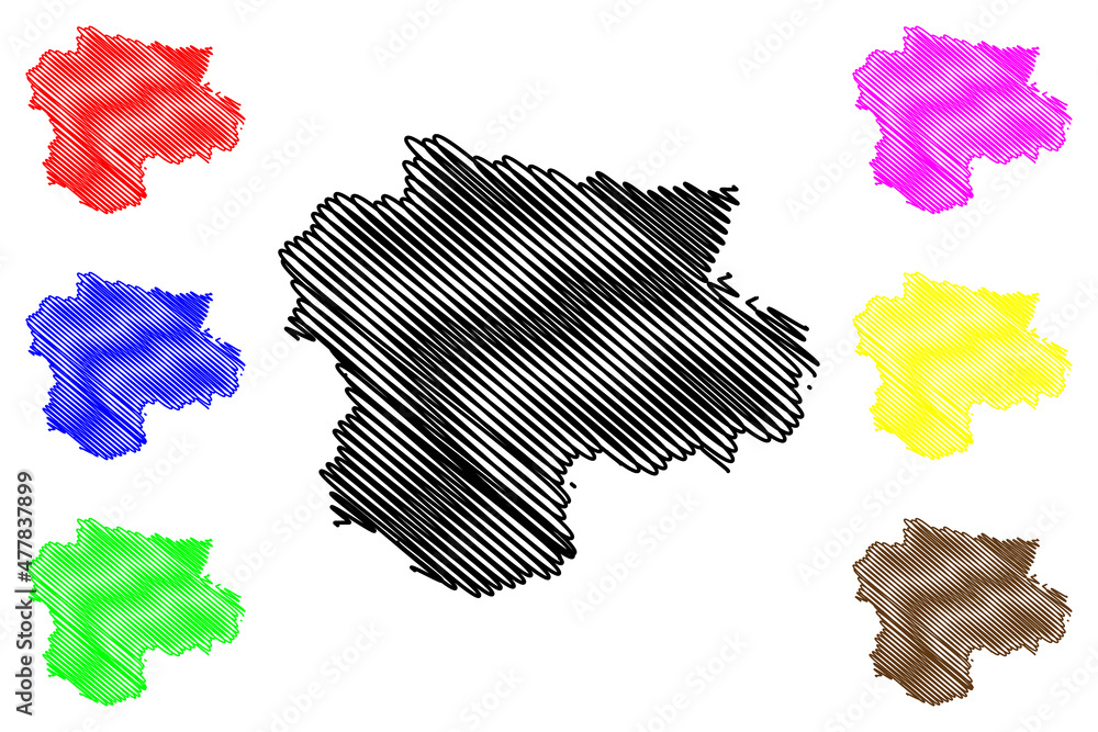 Satara district (Maharashtra State, Pune Division, Republic of India ...