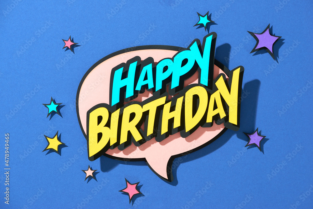 Happy Birthday Stock Photo | Adobe Stock