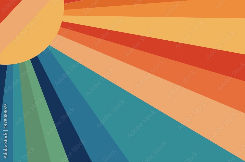 Retro Sunlight Background