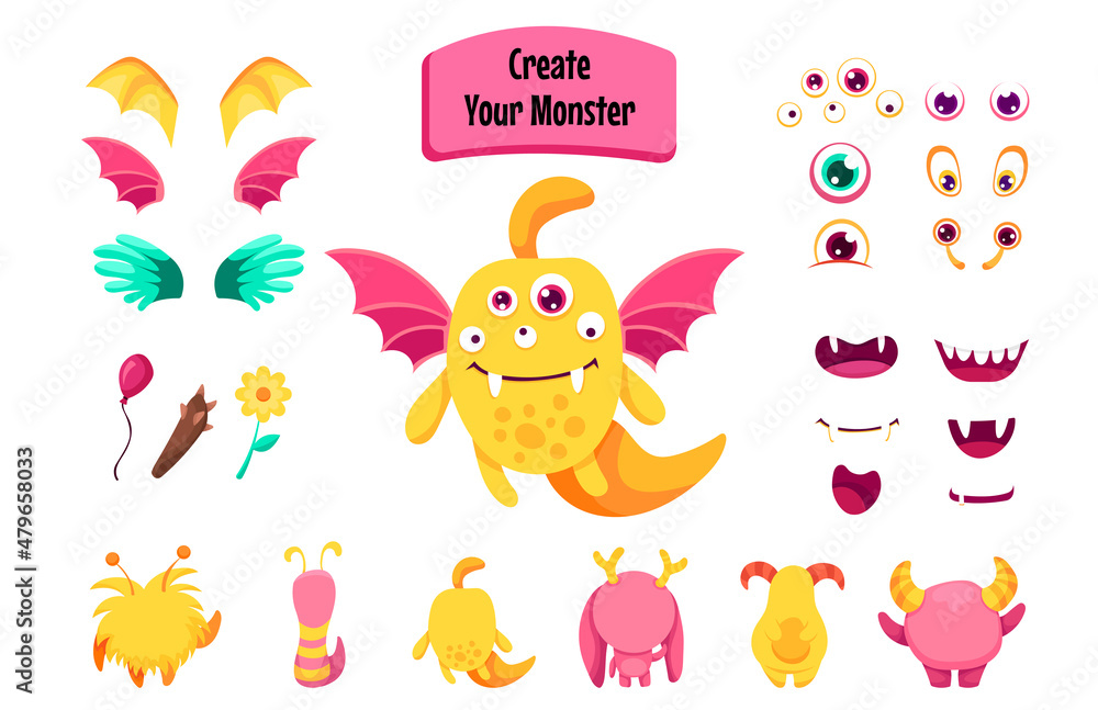 Create your Monster and collect cute aliens and funny creatures ...