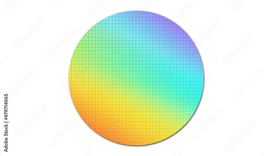Semiconductor Wafer Icon