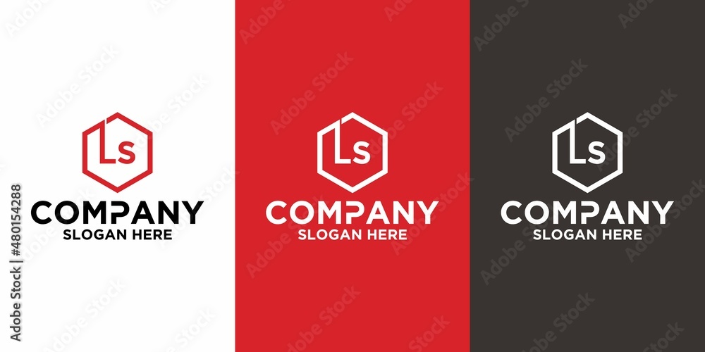 Initial letter LS logo vector design template Stock Vector | Adobe Stock