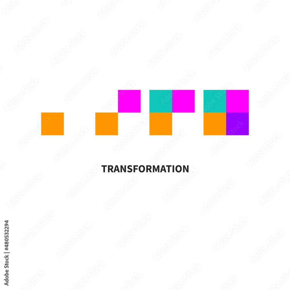 Change, transformation, evolution, transformation Stock Vector | Adobe Stock
