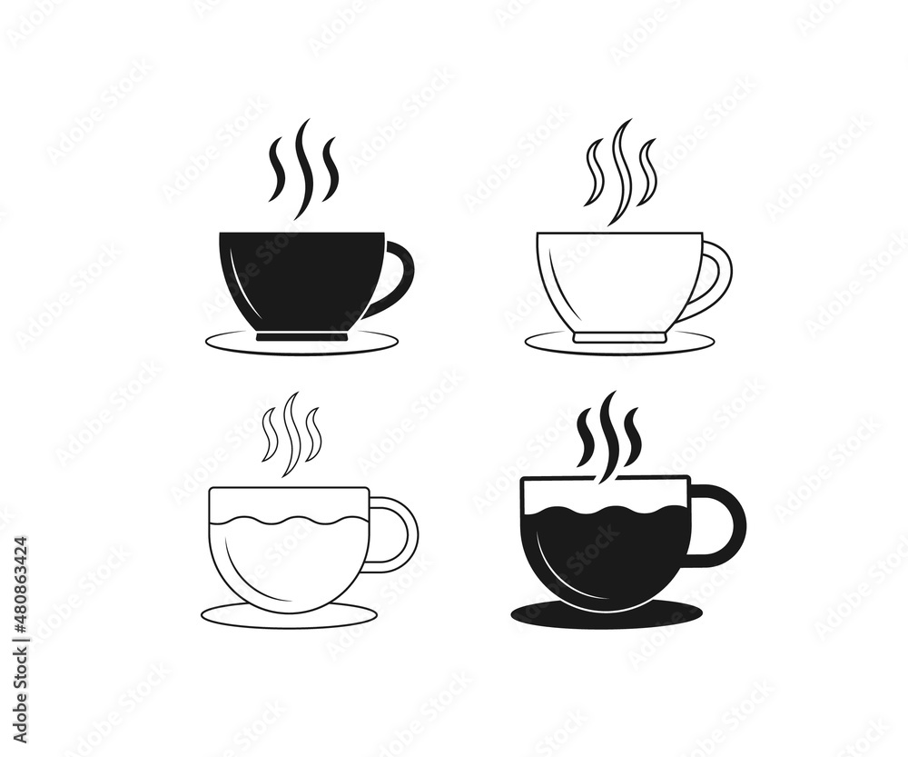 Coffee Svg, Coffee Cup Outline Svg, coffee cups Vector, coffee cups ...
