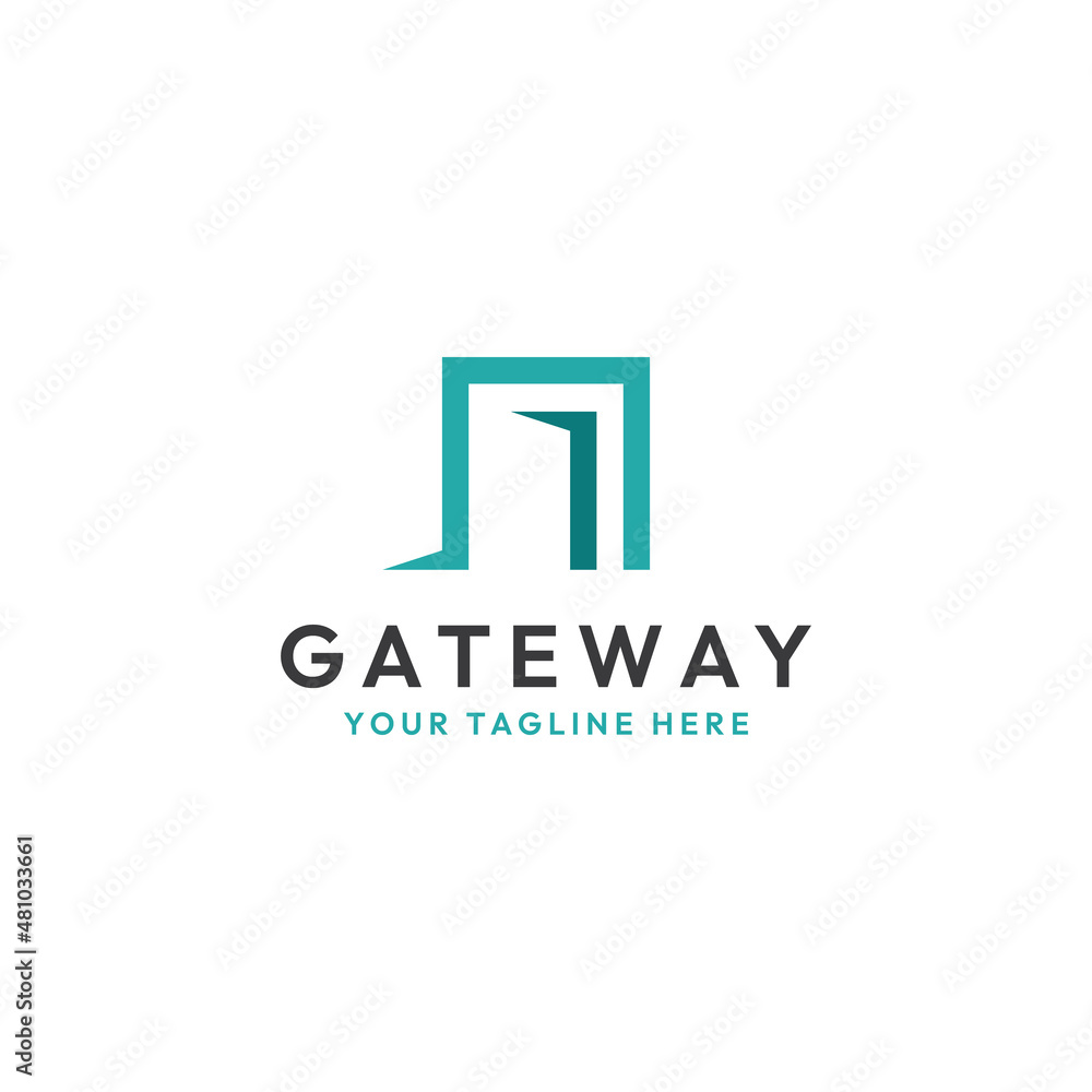 Gateway logo vector design template for inspiration Stock Vector ...
