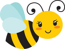 Honey Bee Cartoon Free Stock Photo - Public Domain Pictures