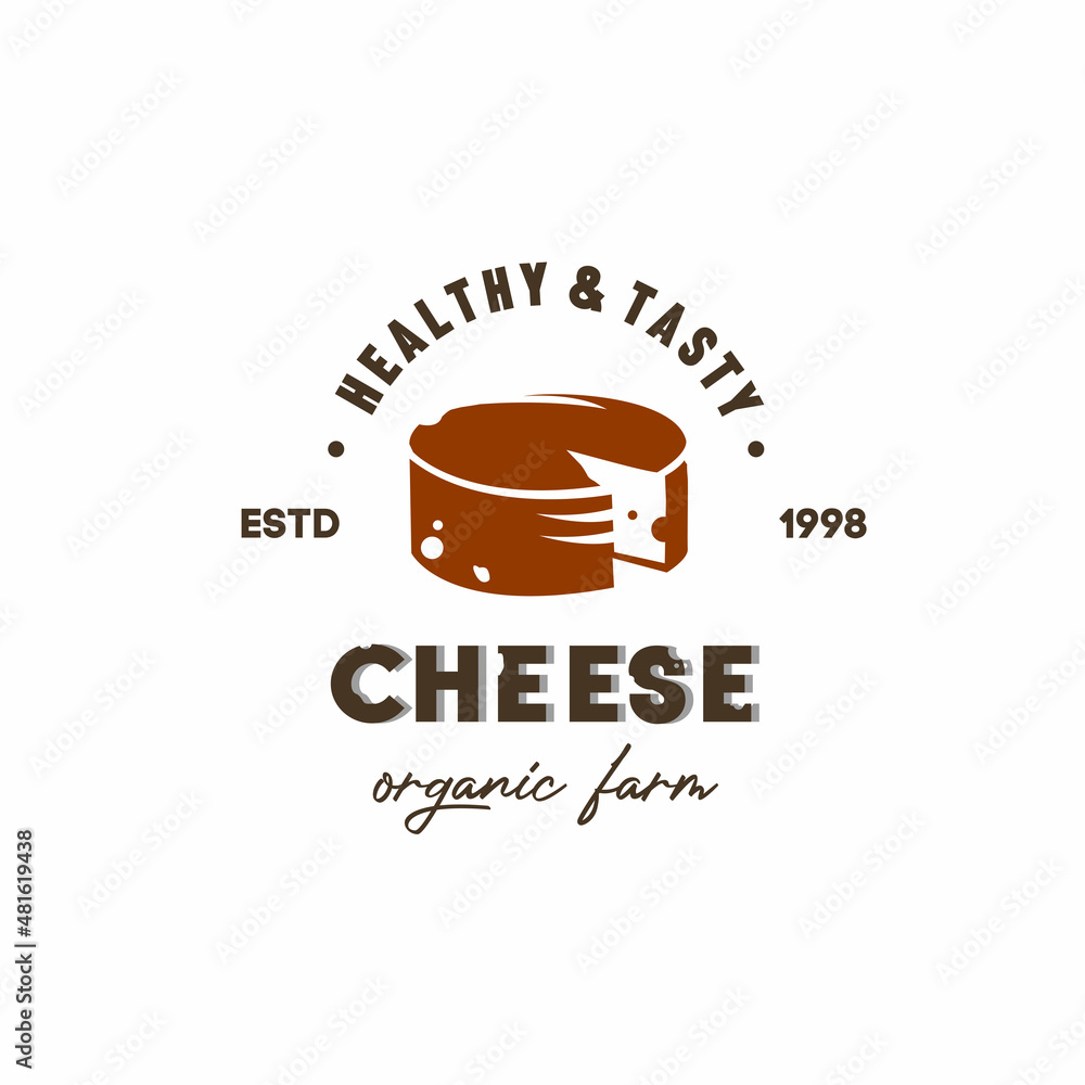 illustration logo vector graphic of slice cut round healthy and tasty ...