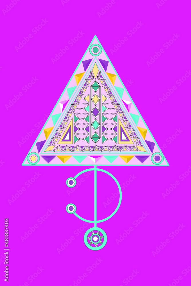 Tazerzit Vector Illustration. The Symbol of Moroccan Berber Jewelry ...