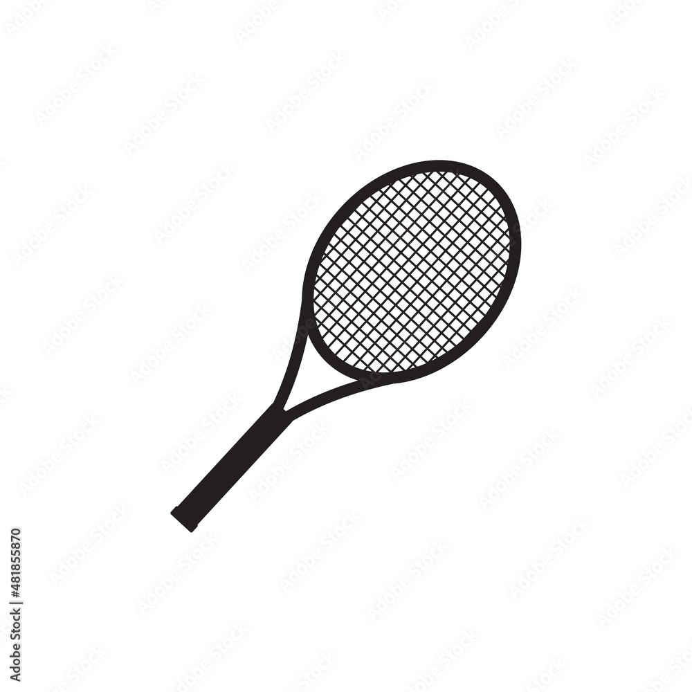 Tennis racket icon logo design Stock Vector | Adobe Stock