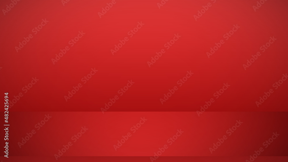 Red Backdrop minimal abstract background , display product stand to ...