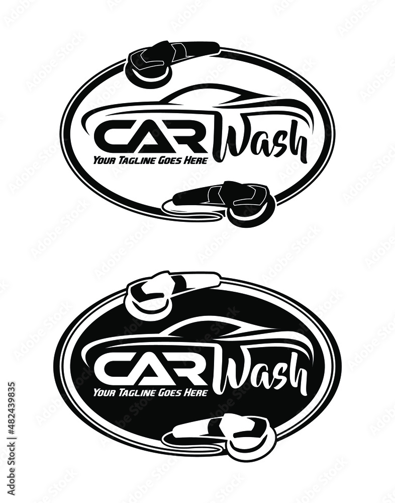 Car Clean and Detailing Logo Sign Stock Vector | Adobe Stock