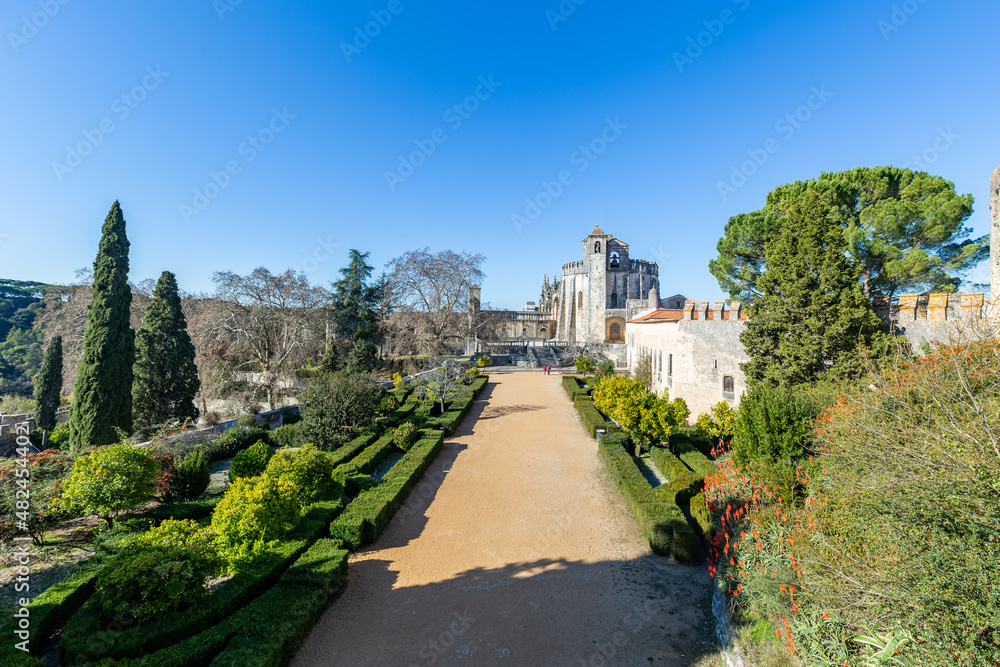Convent of Christ or 'Convento de Cristo' is ornately sculpted ...