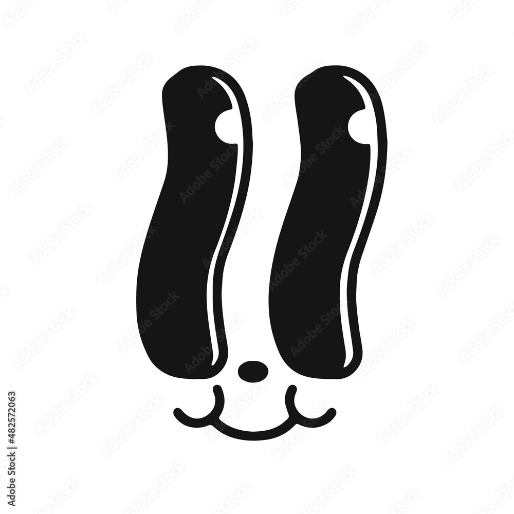 old cartoon mascot character elements. different clipart, faces, limbs ...