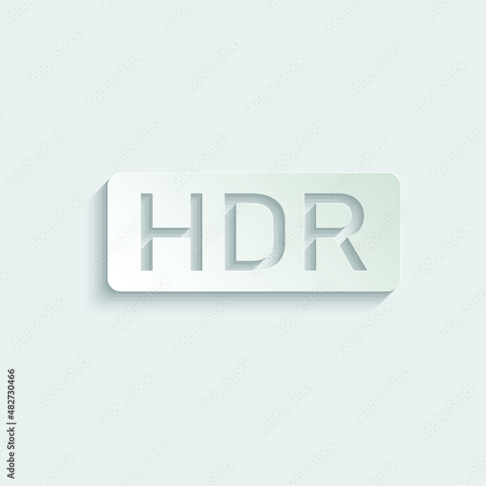 hdr icon vector High Dynamic Range Imaging Stock Vector | Adobe Stock