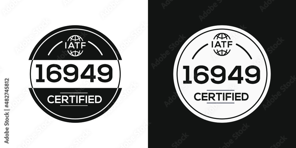 Creative (IATF 16949) Standard quality symbol, vector illustration ...
