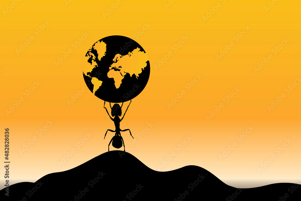 Never give up concept art, Motivational and inspirational art, Ant ...