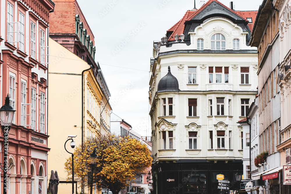 Beautiful Historic Old Town Buildings Stock Photo | Adobe Stock