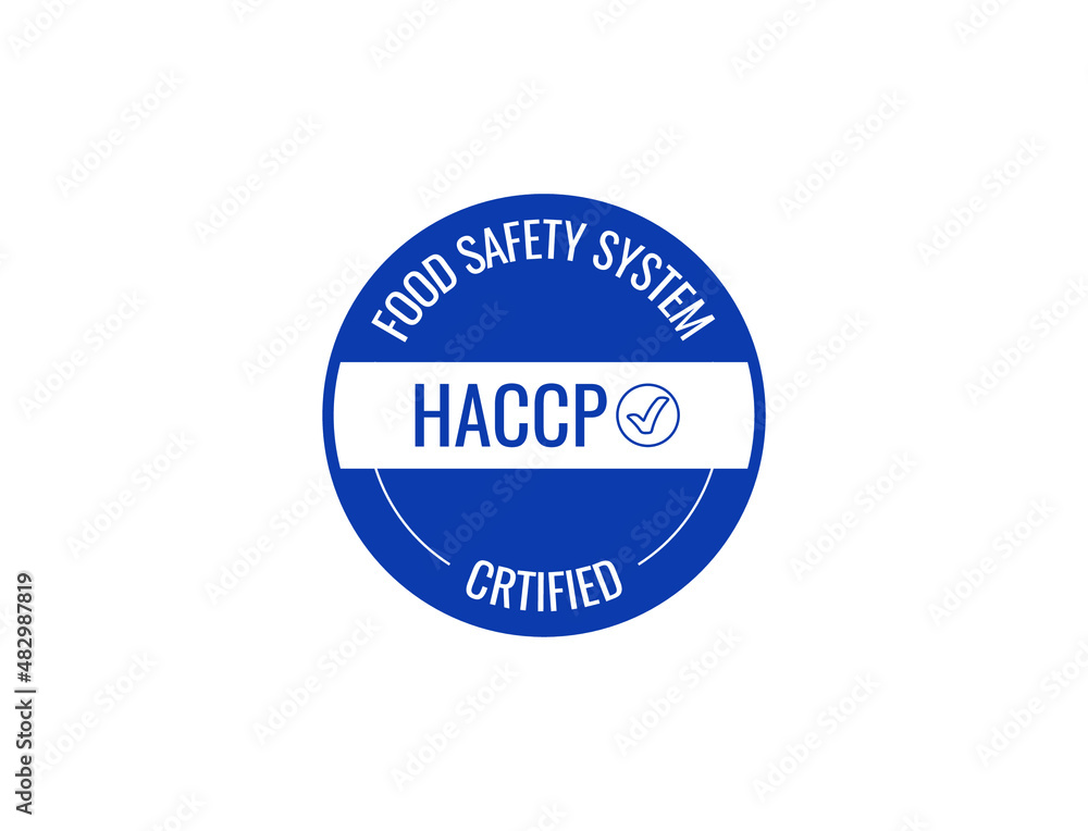 HACCP icon vector badge for label design and packaging Stock Vector ...