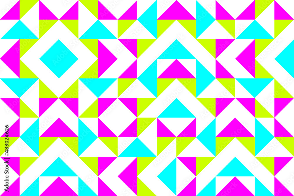 Textura o fondo de formas geométricas de colores Stock Illustration ...