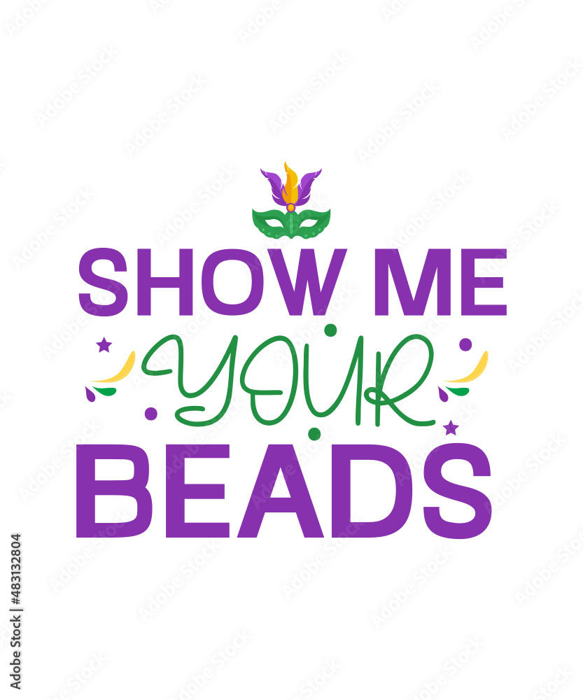 Mardi Gras SVG Bundle, PNG Bundle, Fat Tuesday Carnival, Beads Bling ...