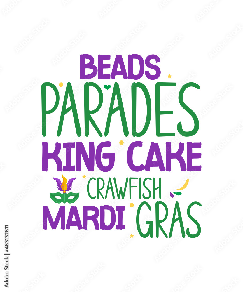 Mardi Gras SVG Bundle, PNG Bundle, Fat Tuesday Carnival, Beads Bling ...