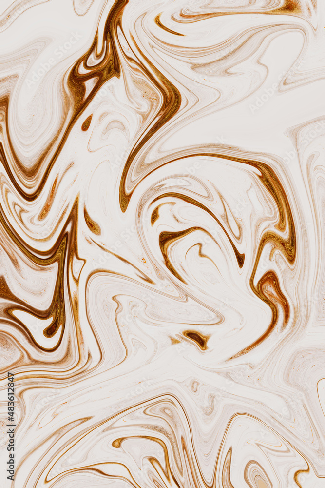 White and golden marble liquid texture. Modern contemporary luxury ...