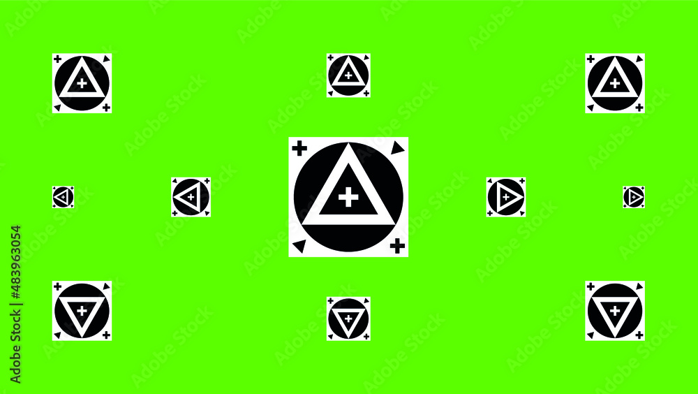 VFX vector Tracking Points for motion tracking on a greenscreen ...