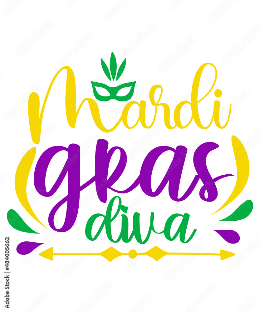 Mardi Gras SVG Bundle, PNG Bundle, Fat Tuesday Carnival, Beads Bling ...
