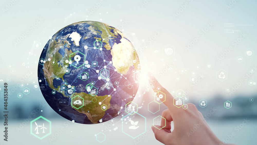 Environmental technology concept. Sustainable development goals. SDGs ...