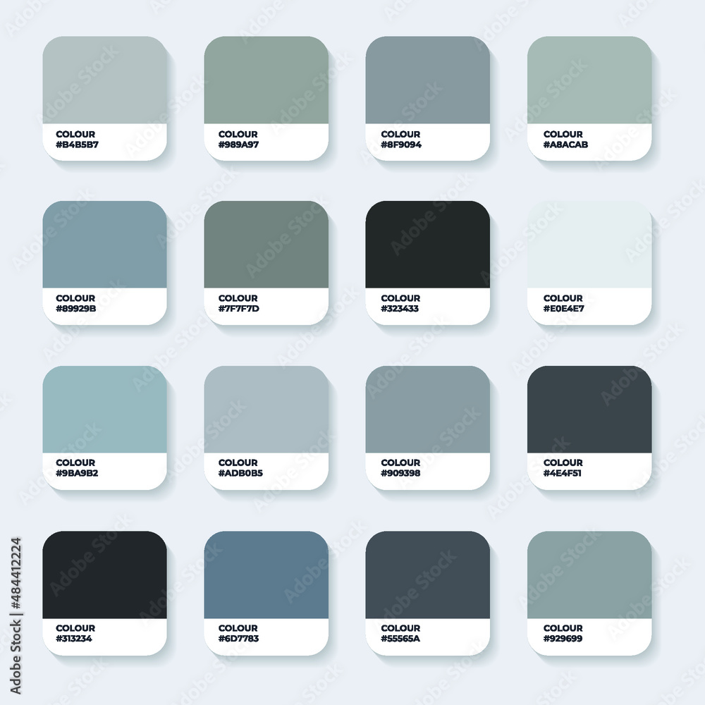 Colores Pantone Gris