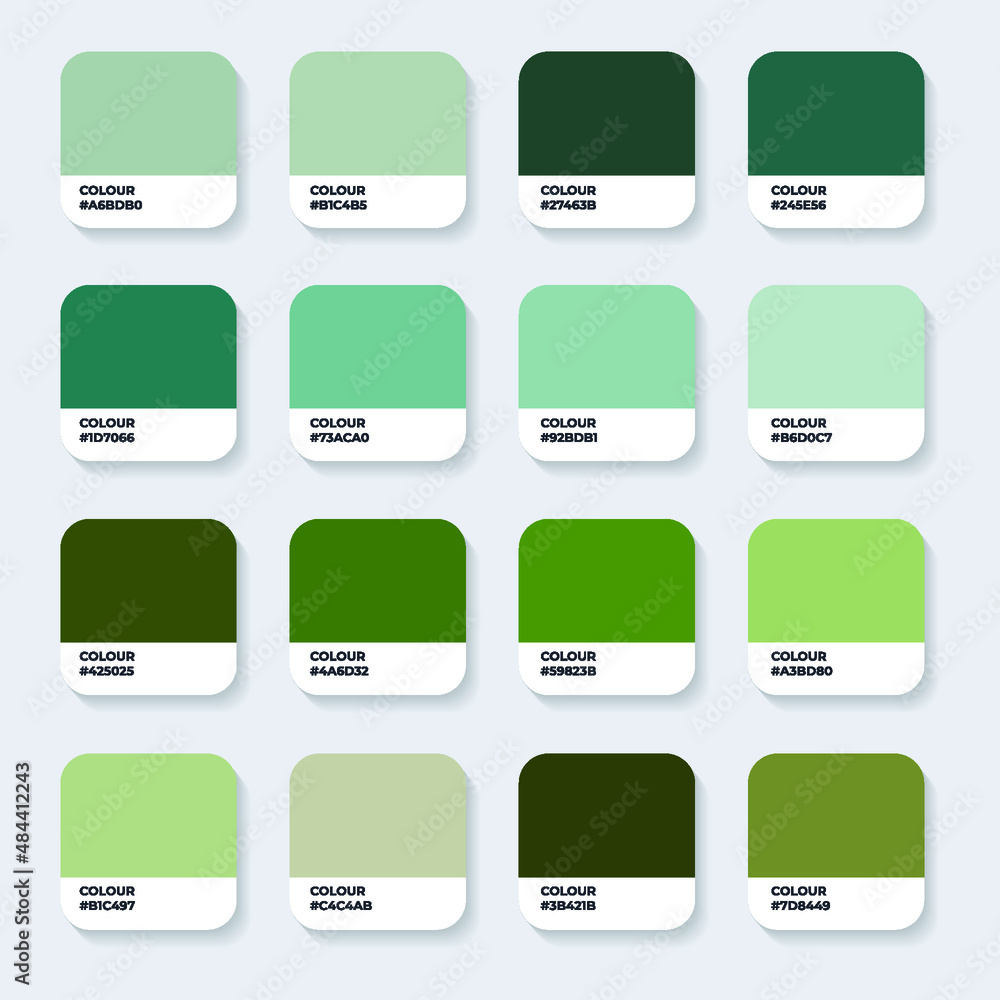 Color Pantone. Trend Colour Guide Palette Catalog Samples in RGB HEX ...
