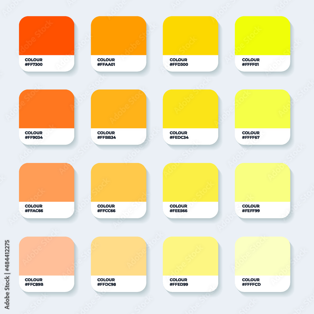 Color Pantone. Trend Colour Guide Palette Catalog Samples in RGB HEX ...