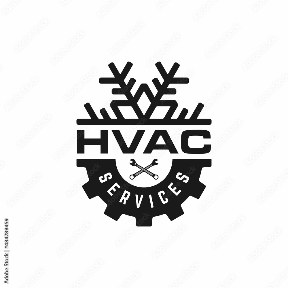 HVAC logo vector inspiration. clean and simple logo for a start up ...