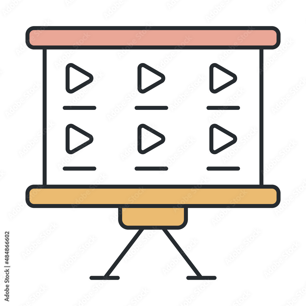 storyboard icon from cinema collection. Thin outline storyboard, film ...