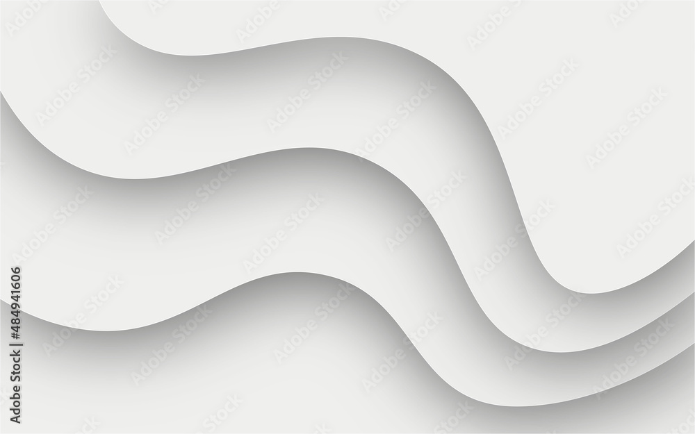 Abstract curve line white background. Soft smooth lines curving to form ...