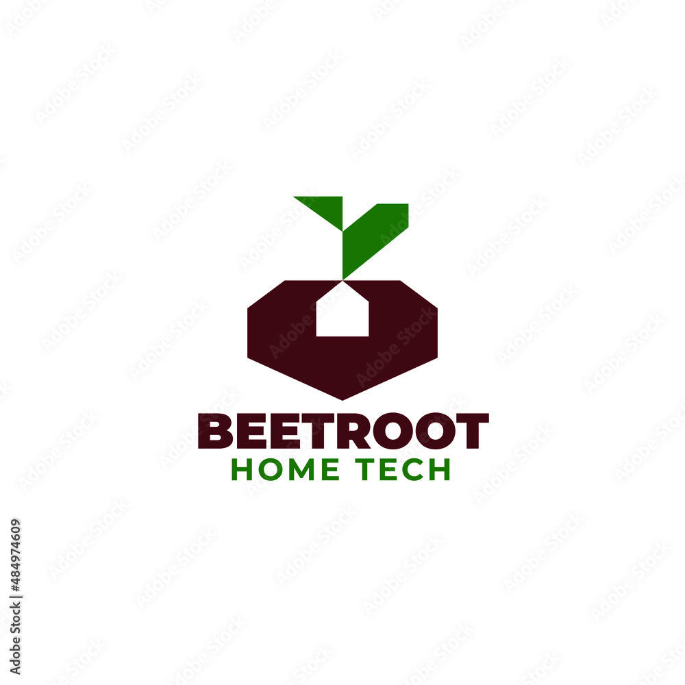 beetroot logo. Home and real estate logo. Technology logo Stock Vector ...