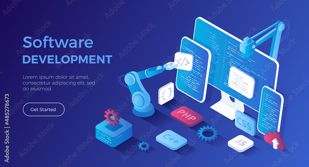 Software Development Programming Engineering Coding Testing And Bug Fixing Creating New