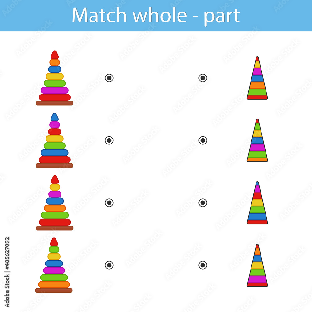 Education game for kids development of logic iq. Kids activity sheet ...